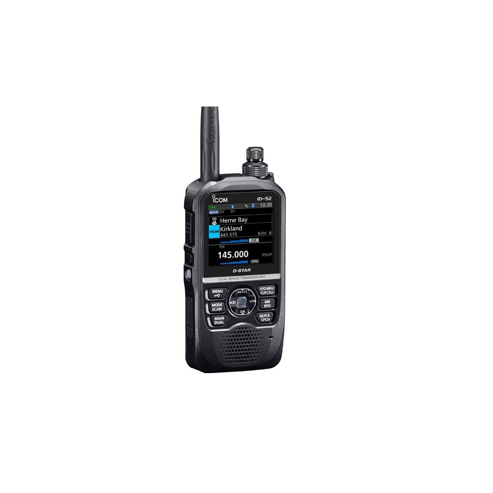 ICOM ID 52E Transmetteur portable Duobanda VHF / UHF D-Star